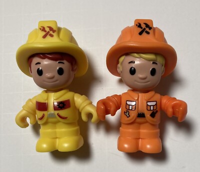 Toy Handyman Construction Worker Action Figures Replacement Orange ...