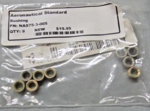 Cessna Part No. NAS75-3-005 Bushing (Sold 9 to a pkg.) | eBay
