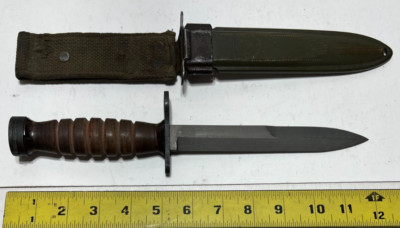 Vintage Imperial USM4 BAYONET FIGHTING KNIFE & USM8 Scabbard - Awesome ...