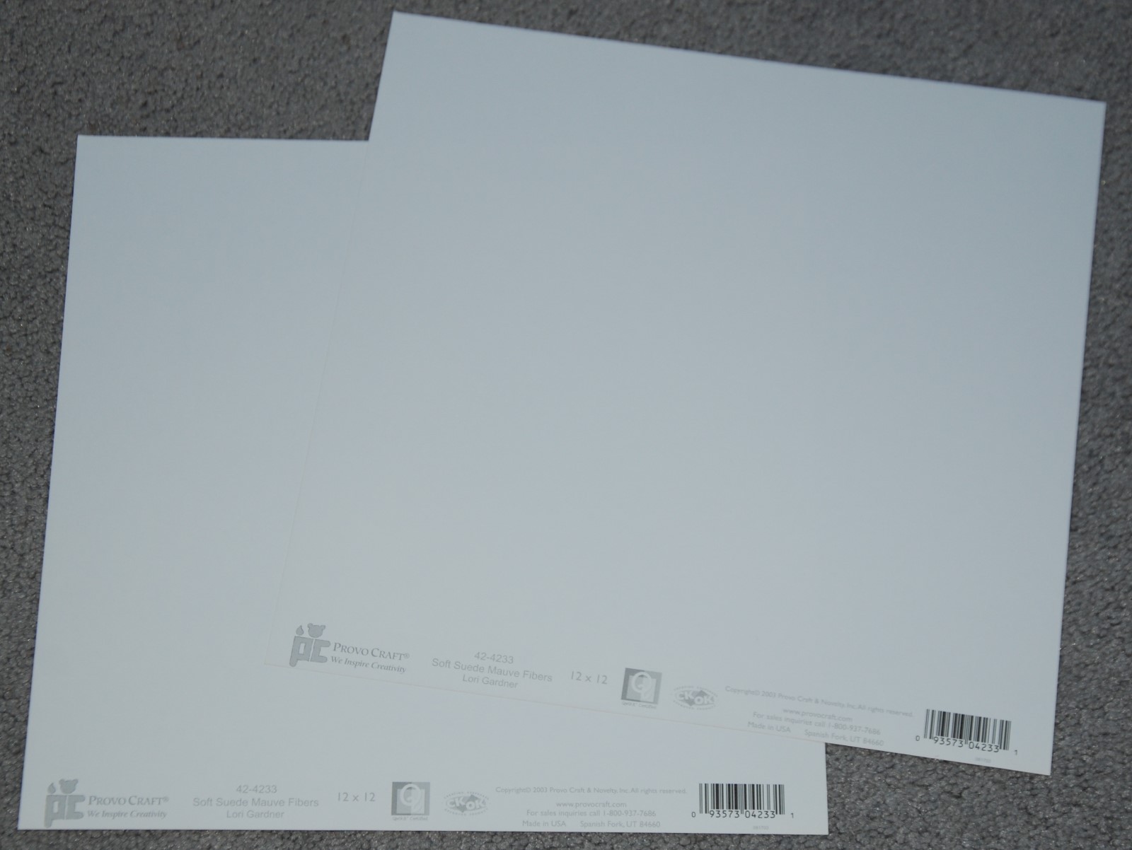 Tan Border Abstract 12x12 Scrapbook Paper By Provo Craft – 2 Sheets | eBay