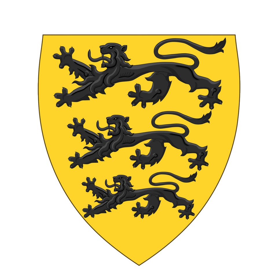 Duchy of Swabia Medieval Coat of Arms 3.5" Die Cut Auto Window Decal ...
