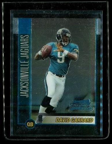 2002 TOPPS BOWMAN CHROME Rookie Football Card #116 DAVID GARRARD ...