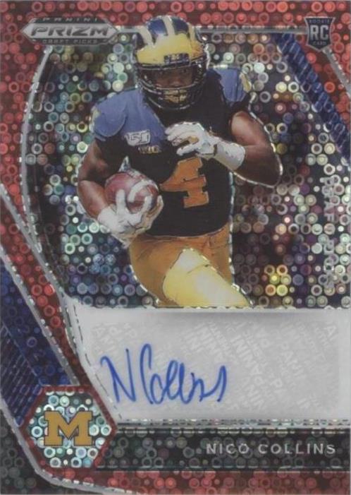 2021 Panini Prizm Draft Picks - Draft Picks Autographs Nico Collins # ...