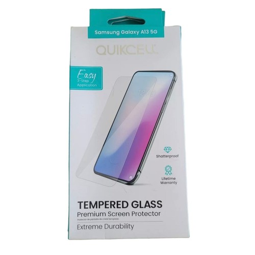 Samsung Galaxy A13 5G Tempered Glass Premium Screen Protector -Quikcell - NEW | eBay