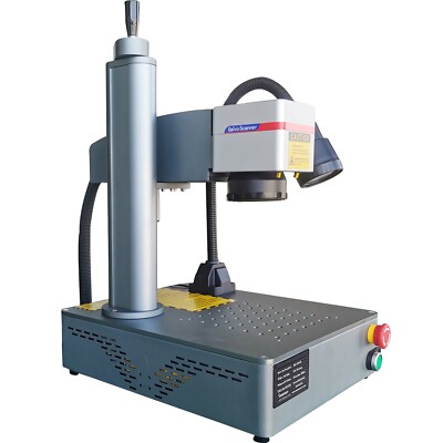 50W Fiber Laser Engraver Mark Machine Metal Engraver Jewerly Mark Ezcad ...