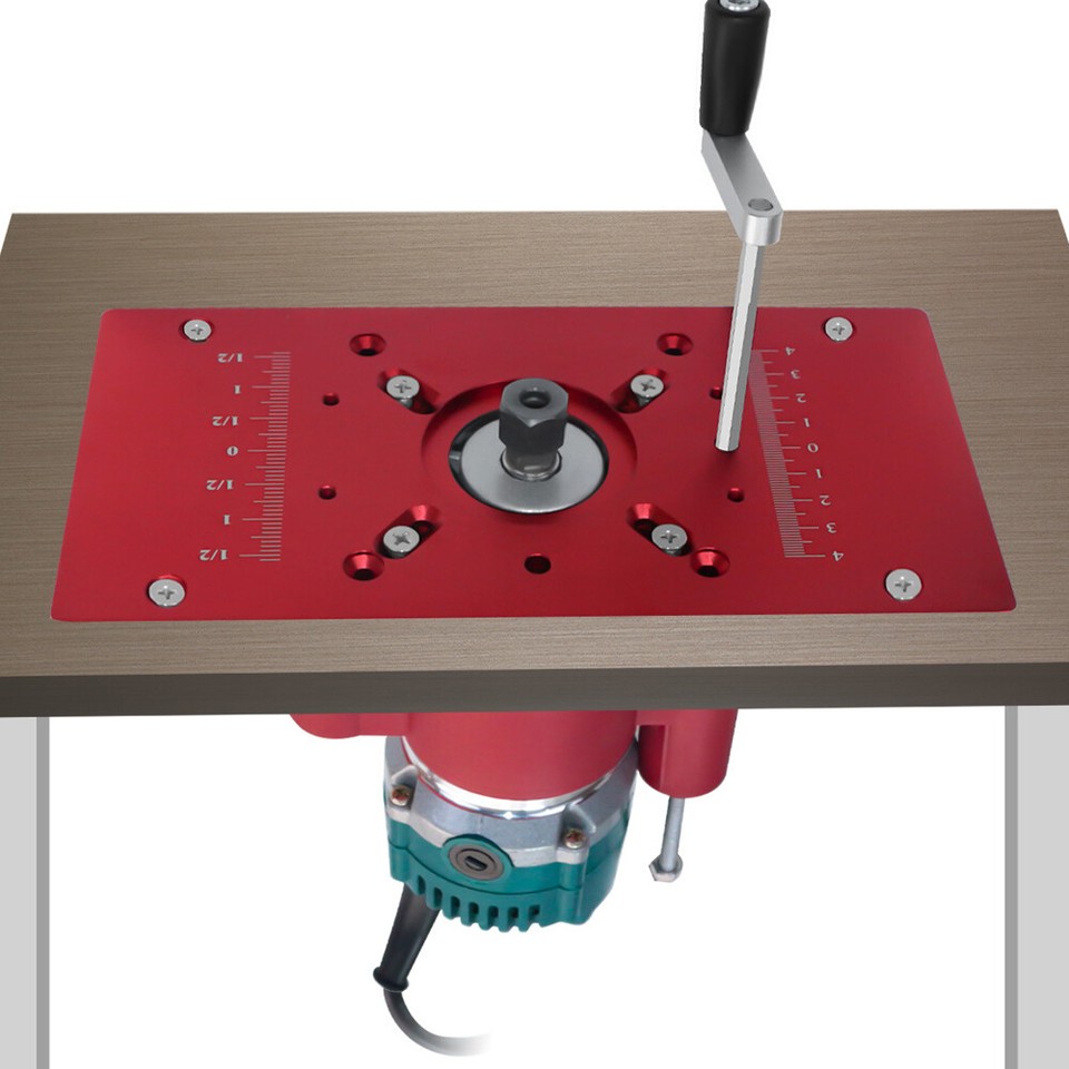 Router Table Insert Plate and Router Lift Kit Woodworking Router Lift ...