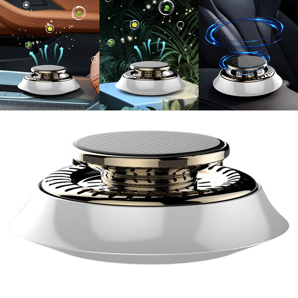 Solar Rotating Aromatherapy Diffusers Decorative Car Air Freshener for ...