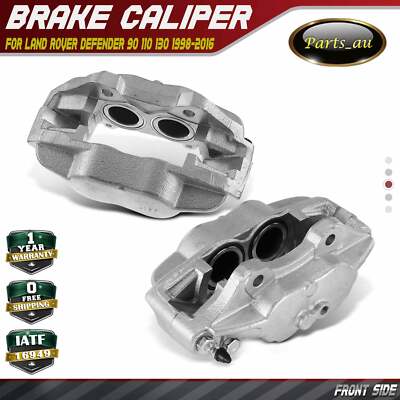 2x Brake Caliper Front Left & Right for Land Rover Defender 90 110 130 ...