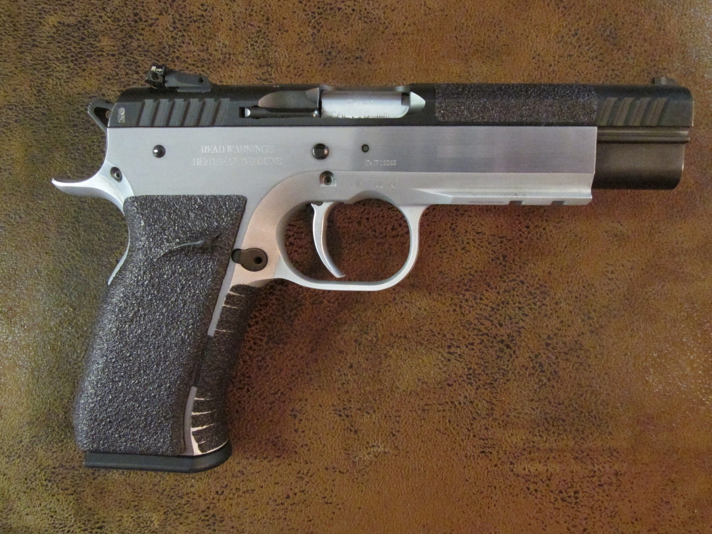 Black Scorpion Grip Enhancements for the EAA Tanfoglio Witness Elite Match