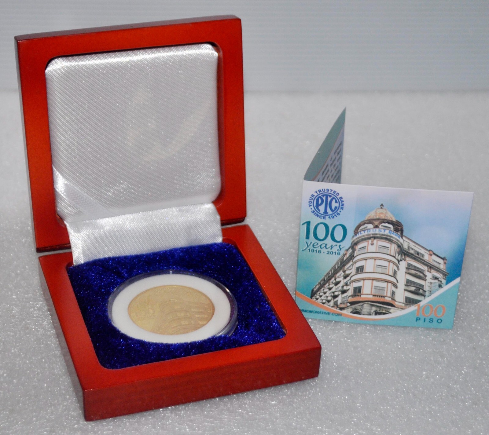 2016 Philippine 100 Piso, 100 Years PHILTRUST Bank, BSP Banko Sentral ...