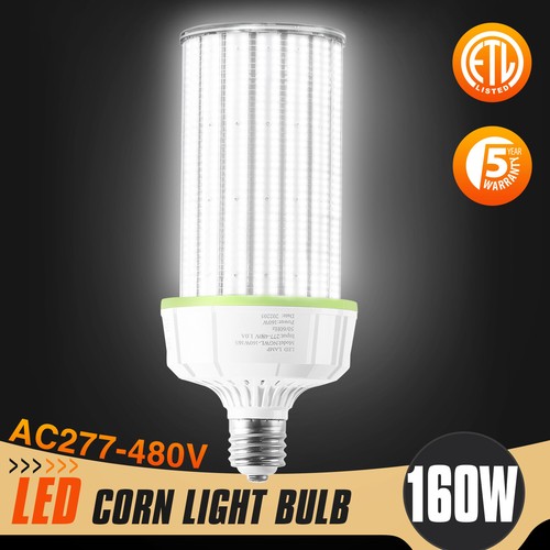 160 Watt LED Corn Light COB Bulb Indistrial Warehouse Workshop Highbay ...