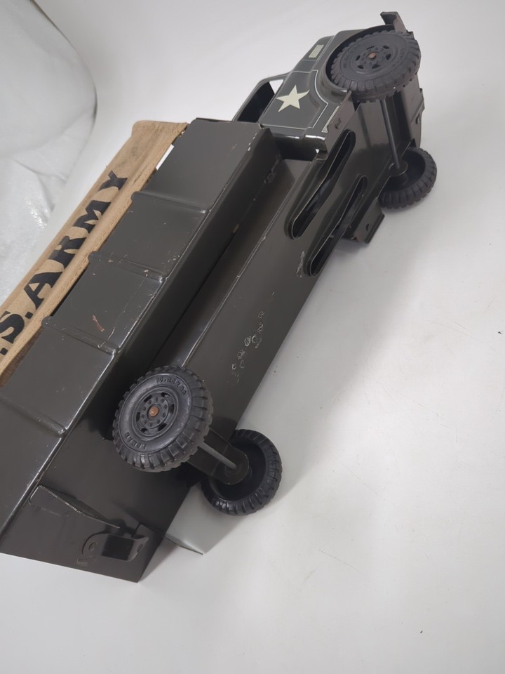Marx/Lumar US Army Truck & Spot Light Trailer 1950's | eBay
