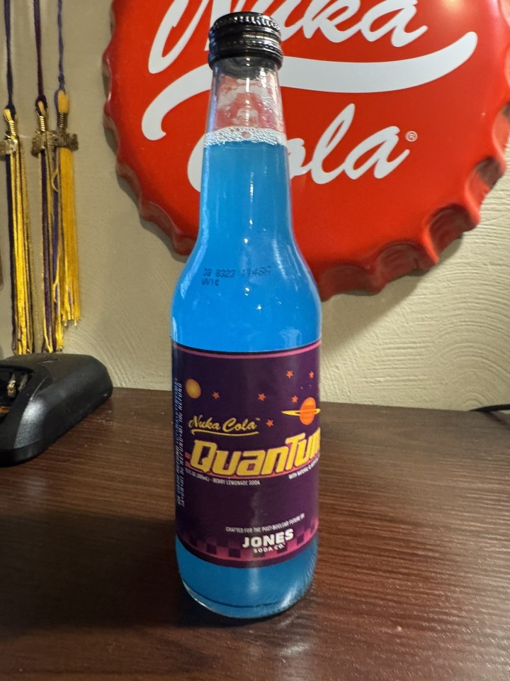 Nuka Cola Quantum Jones Soda NOT FOR RESALE Fallout Promo Bottle Full ...
