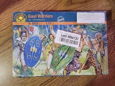 Italeri Historics GAUL WARRIORS 6022 1:72 Scale Figure Model Kit SEALED ...