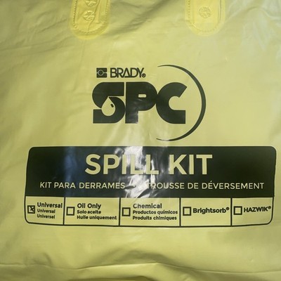 Brady SPC Spill Kit Portable Allwik Portable Universal 5 Gal SKA-PP | eBay