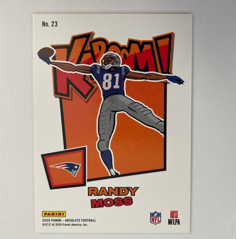 2025 Panini Absolute Kaboom! Horizontal Randy Moss #23 SSP Case Hit | eBay