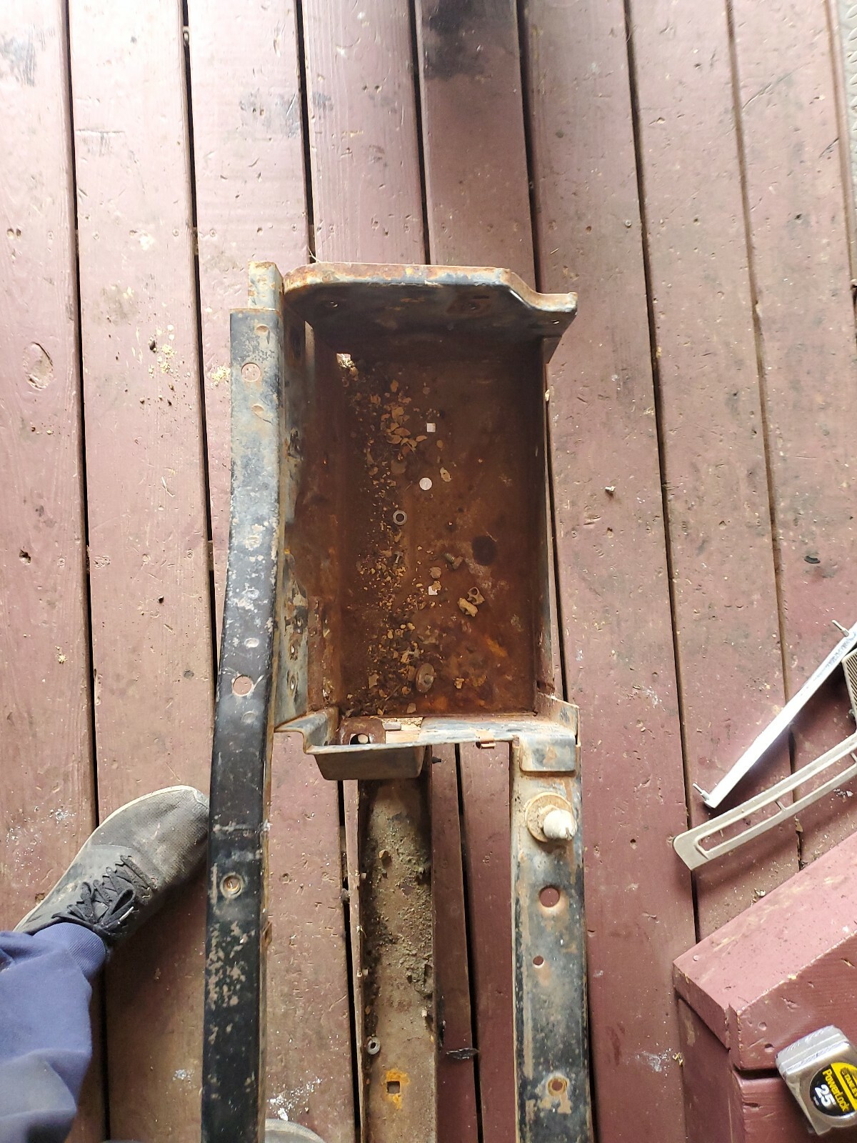 1965 Cadillac Sedan Deville front radiator fender core support frame ...