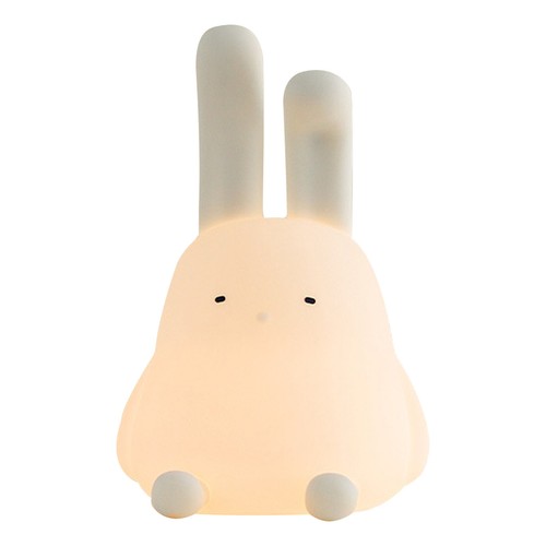 Folded Ear Rabbit Animal Lamp Lighting Ornaments Silicone Holiday Party ...