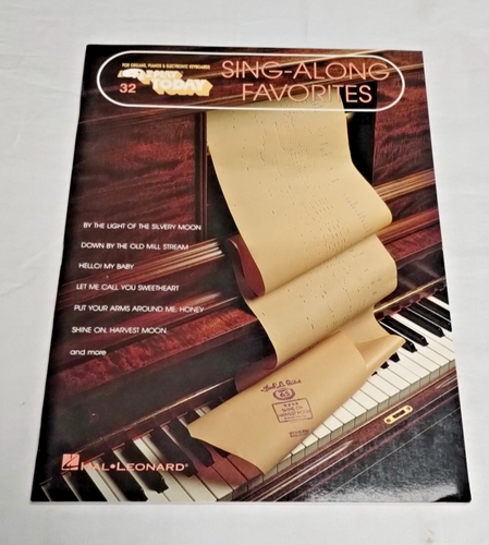 Sing Along Favorites EZ Play Sheet Music 1993 Songbook for Piano Organ ...