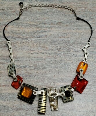 Lalo Orna Resin Necklace Gorgeous | eBay