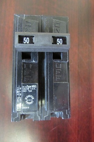 MURRAY SIEMENS Circuit Breaker MQ250 2 Pole 50AMP MSQ 120 240V PRICE ...