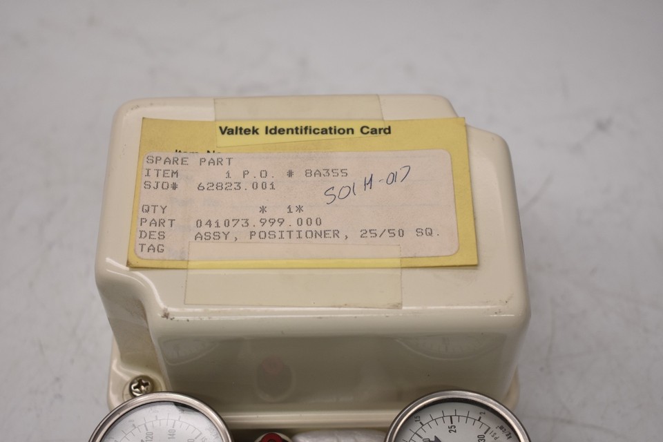 Valtek Assembly Positioner 62823.001 25/50SQ | eBay