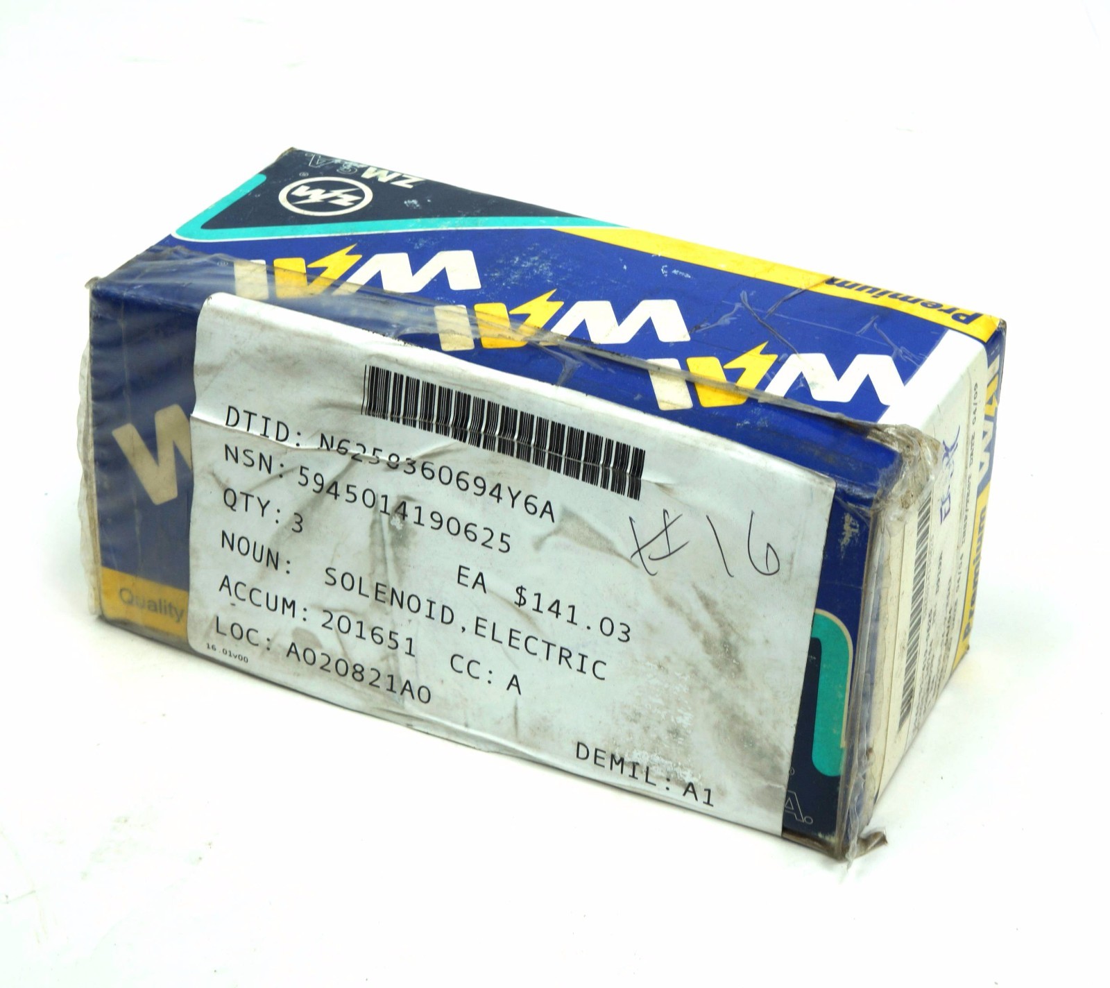 Remy D919A Solenoid Starter Switch 24V 4 terminal Cross Reference ZM 66 ...