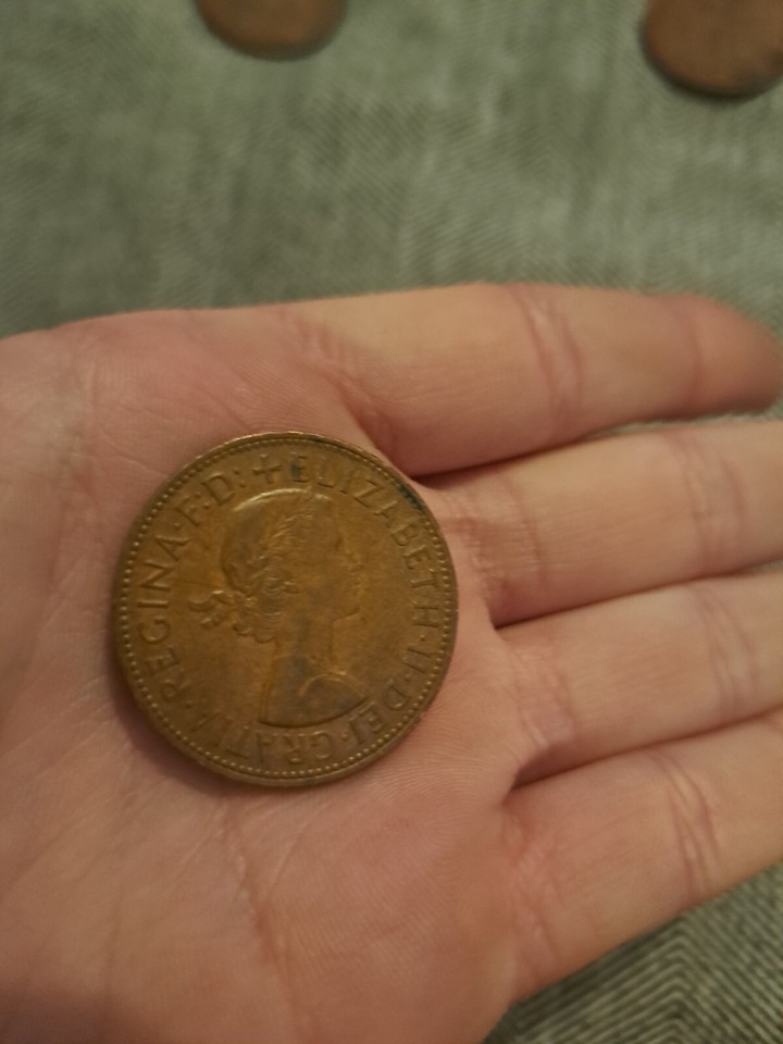 4 very rare old british 1p coins. 2 1967 and 2 1964 BUY BEFORE PRICE ...