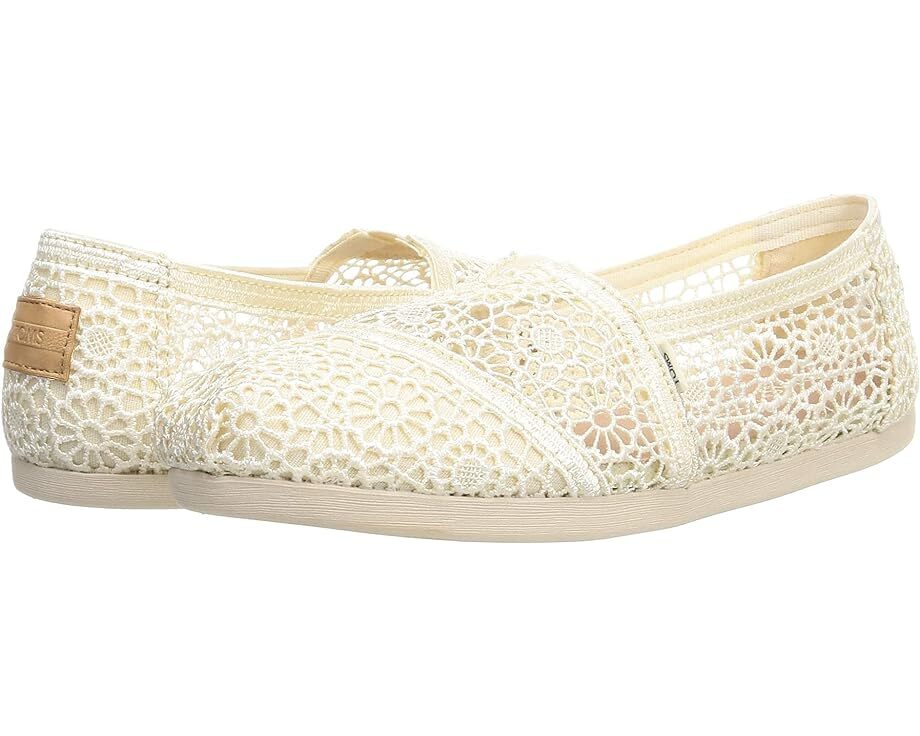TOMS Women's Alpargata Moroccan Crochet Slip-On Shoes with Ortholite ...