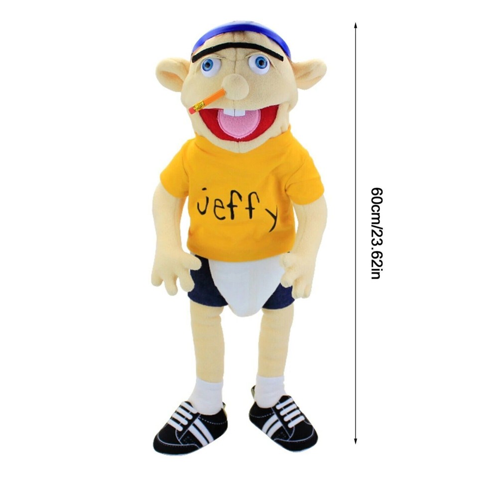 Cute Jeffy Hand Puppet Jeffy Plush Toy 23" Stuffed Doll Plush Toy Kids ...
