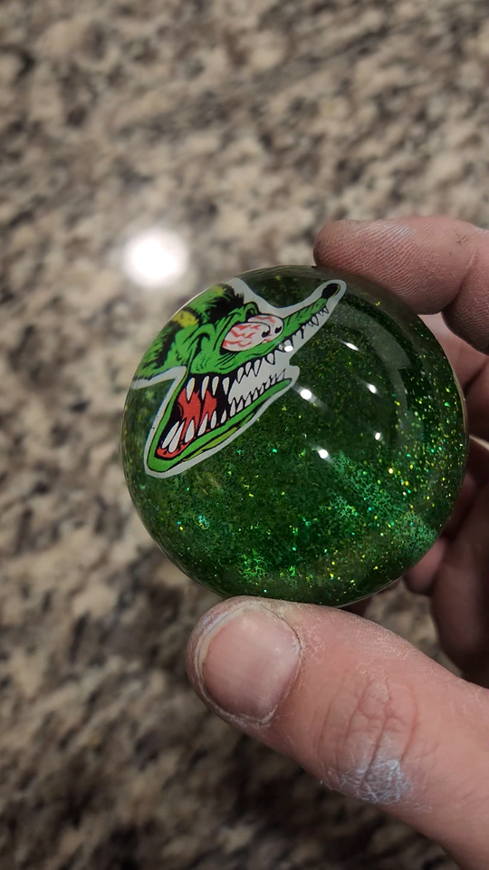 Rat Fink Custom Glitter Shift Knob | Hot Rod Rat Rod Mooneyes JDM ...