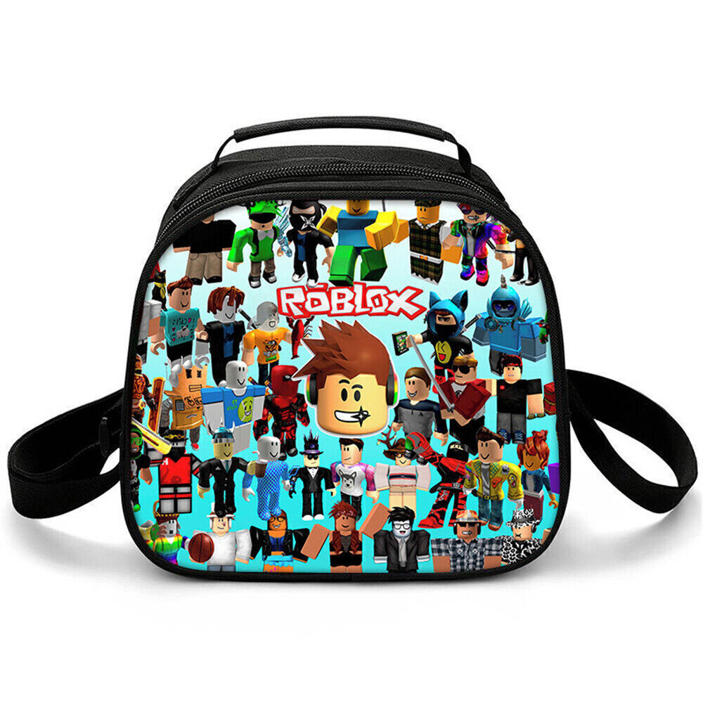 Roblox Kids Lunch Box Thermal Insulated Bags School Shoulder Strap ...