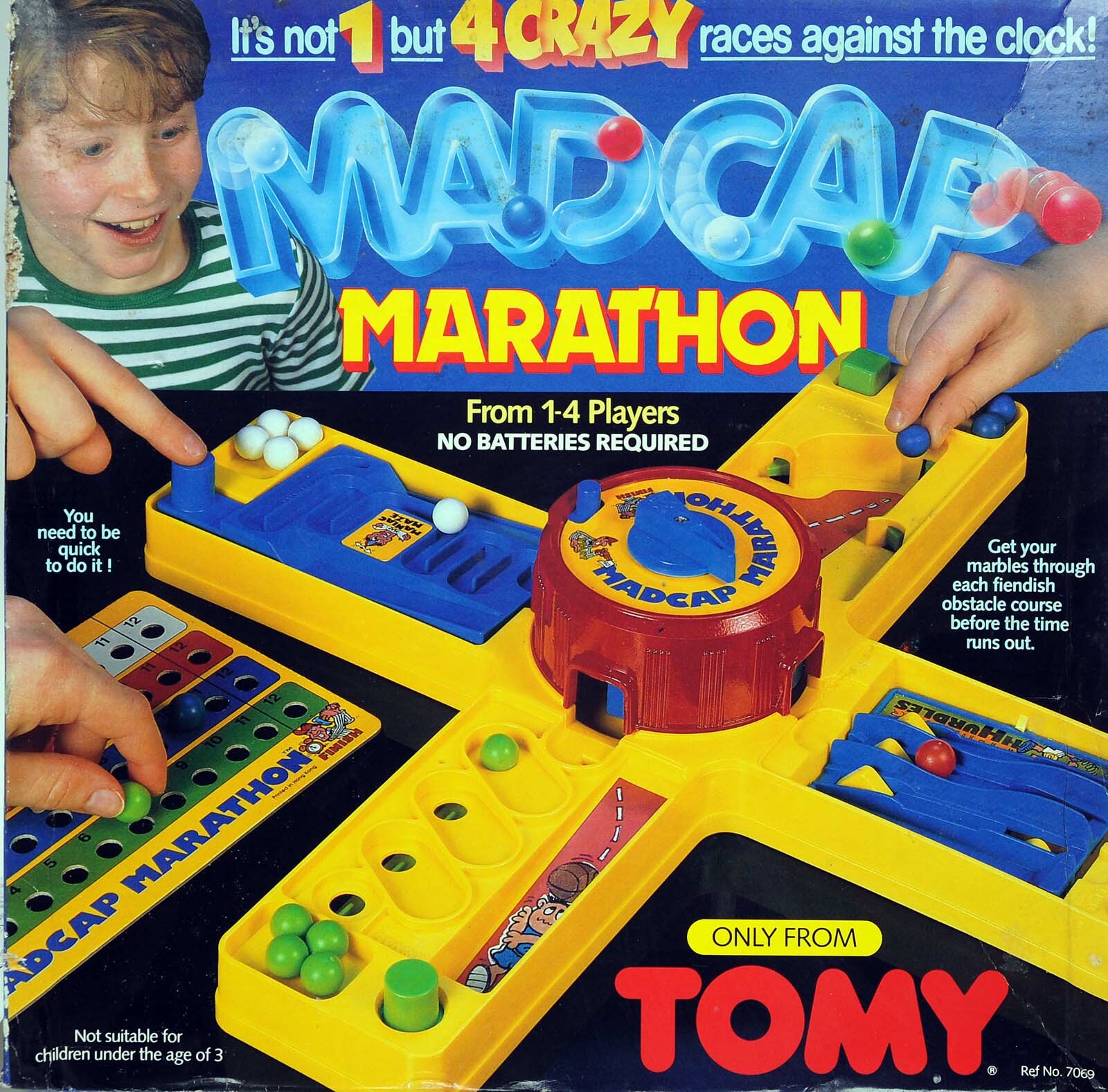 VINTAGE TOMY MADCAP MARATHON GAME SPARE CLOCKWORK CENTRE TIMER MAD CAP ...