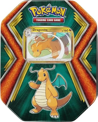 Pokemon TCG 2019 Holo Dragonite Tin 3 Booster Packs Sealed | eBay