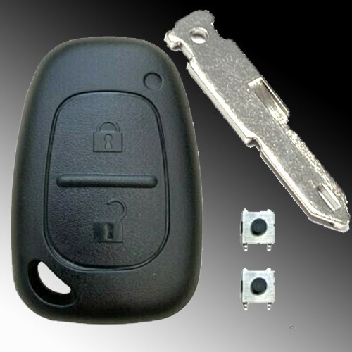 2 Button Remote Key Case For Renault Trafic Master Vauxhall Vivaro ...