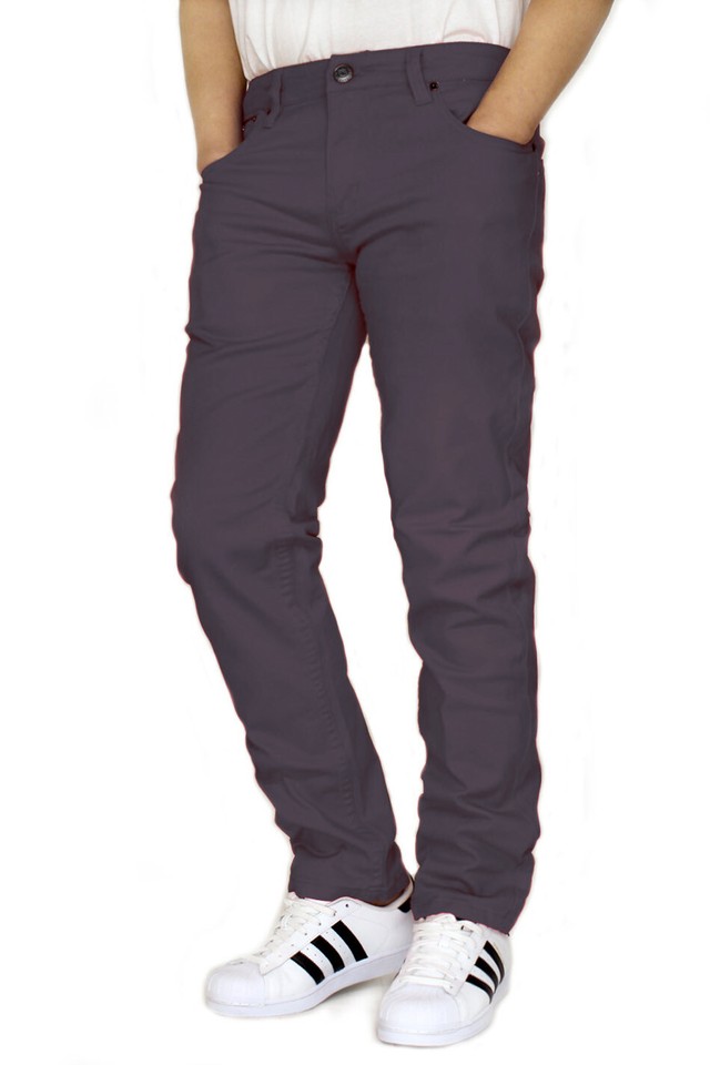 MEN'S TWILL STRETCH SLIM FIT JEANS PANTS VICTORIOUS 10 COLORS *GS21 | eBay