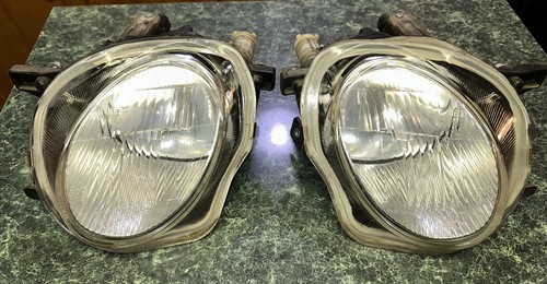 OEM 92-00 Lexus SC400 SC300 Center High Beam Left Right Glass Headlight ...