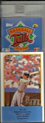 1989 TOPPS BASEBALL TALK COLLECTION SOUNDCARD SET #38 (New In Package ...