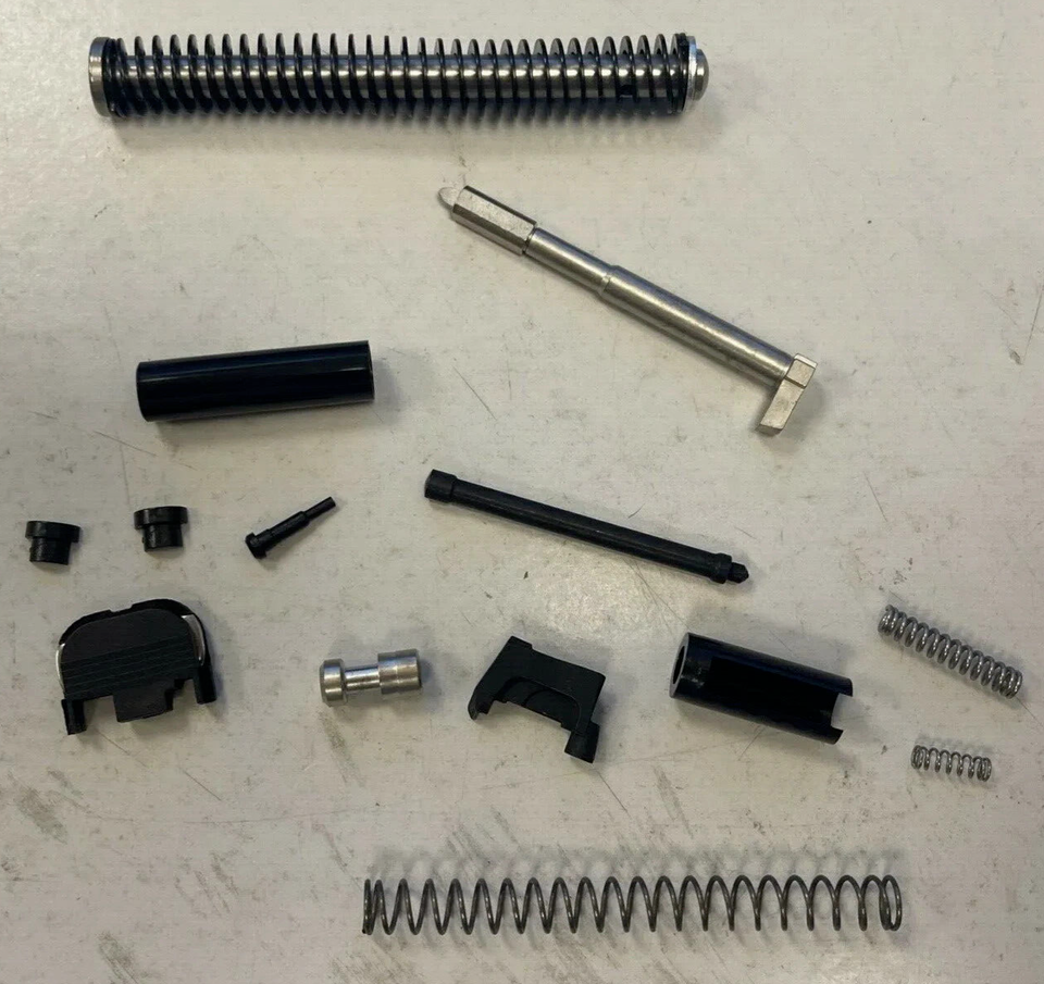 G19/23 G19 Gen 1-3 UPPER Slide Complete Parts Kit SS GUIDE ROD | eBay