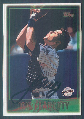 John Flaherty ~ 97 Topps #412 ~ Signed Autographed Card ~ MLB Padres | eBay