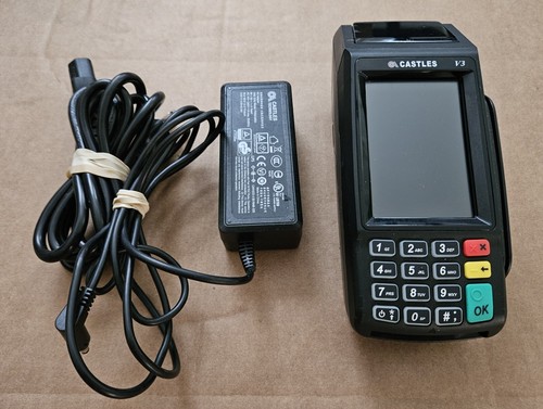 Castles Tech VEGA3000 Credit Card Terminal with Power Adapter | eBay