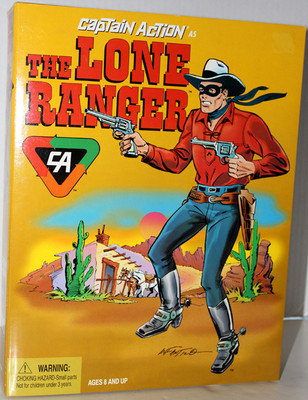 CAPTAIN ACTION HERO SERIES LONE RANGER WESTERN COWBOY TOY FIGURE MIB ...