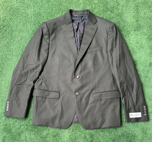 Robert Graham Modern Fit Hunter Green Sharkskin Suit Jacket Size 42L ...