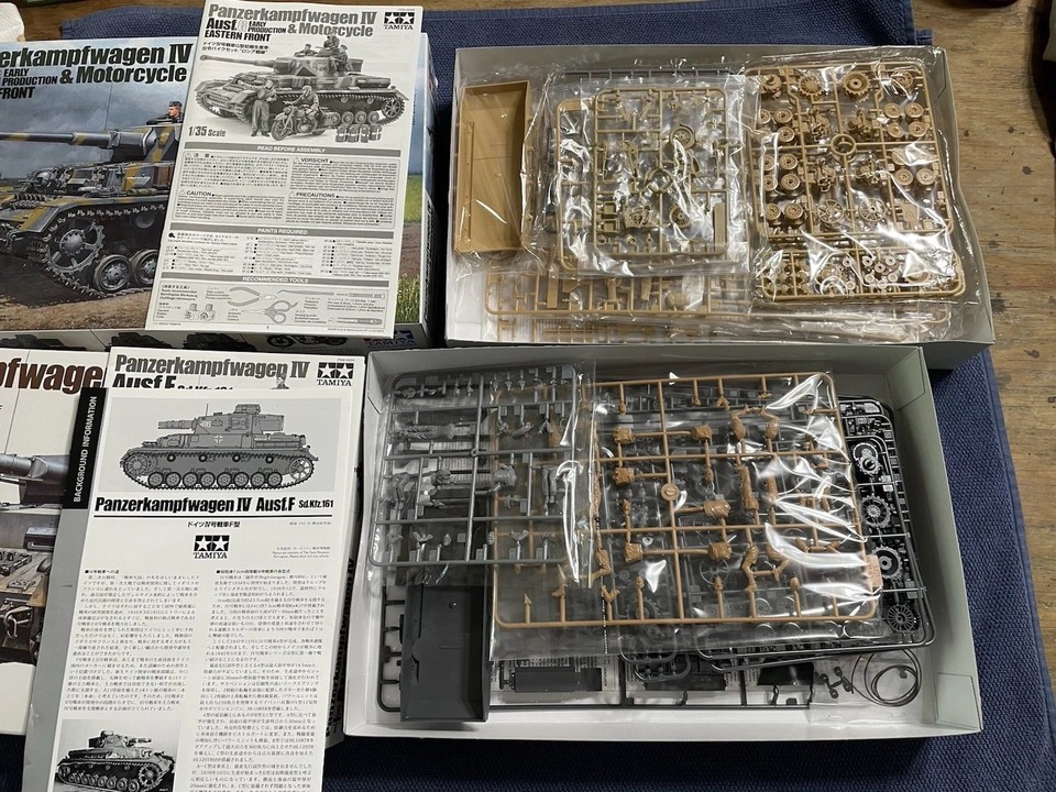 Tamiya 1/35 PZ IV G 25209 and PZ IV F Lot 35374. | eBay