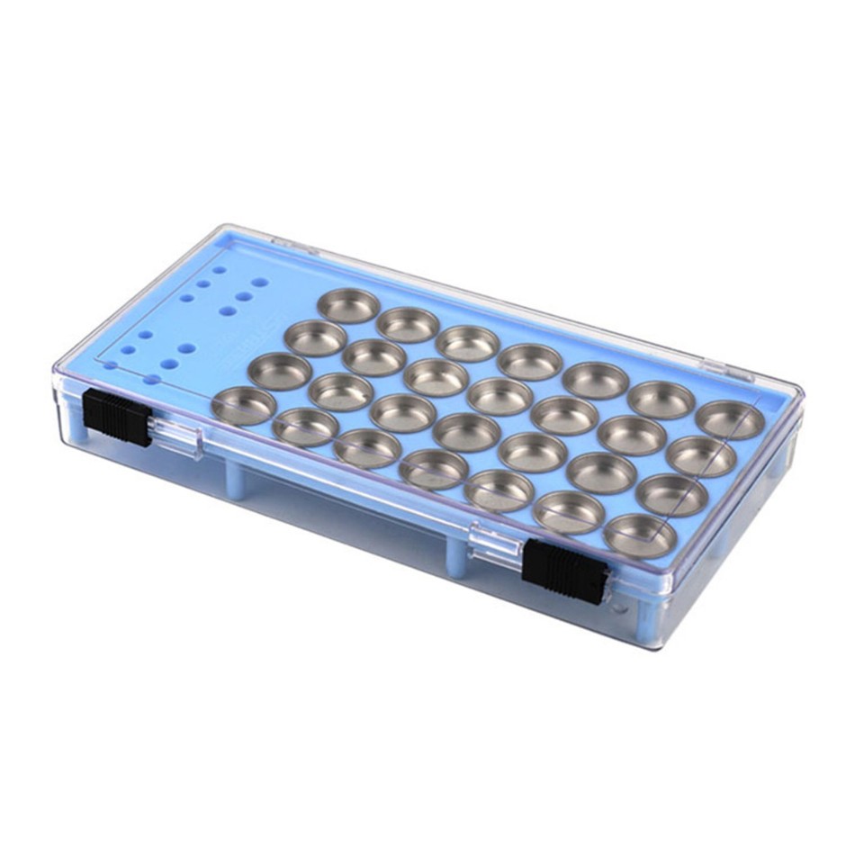 Dual-Layer Pigment Palette Hook Line Pen Storage Box Coloring Tool for ...