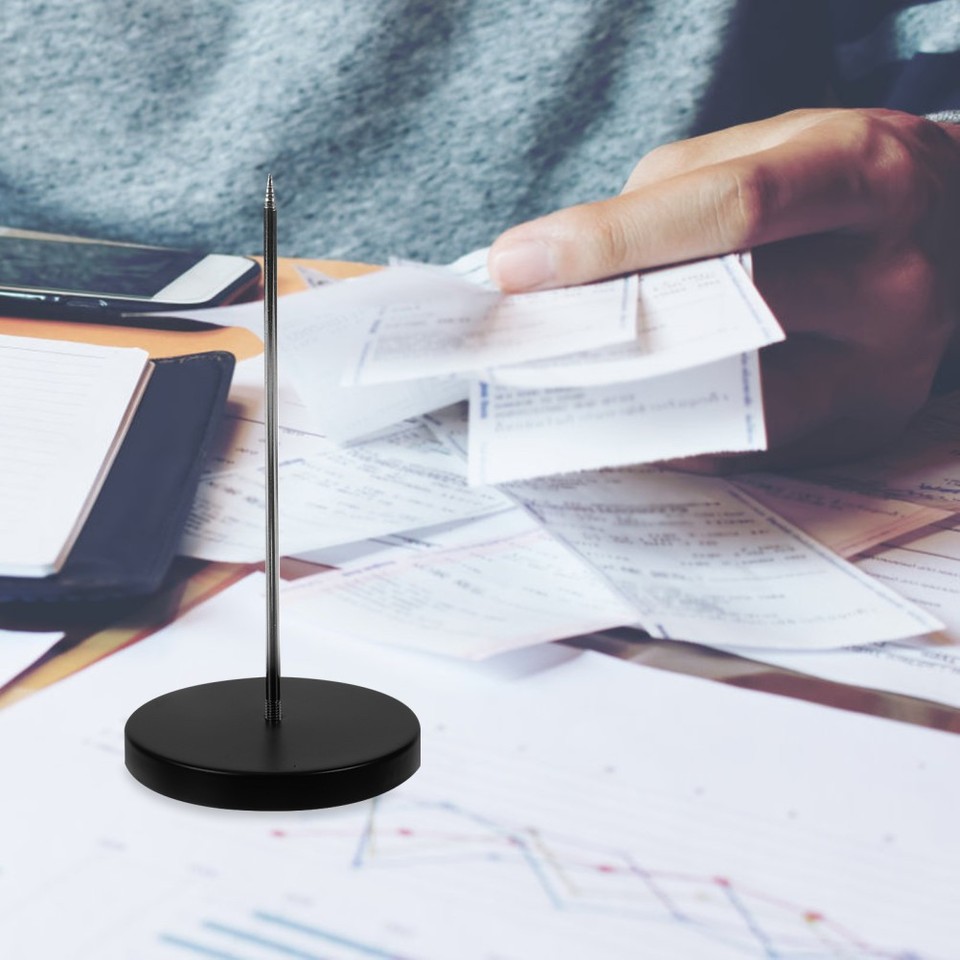 Document Holder Receipt for Restaurant Work Desk Black Office Supplies ...