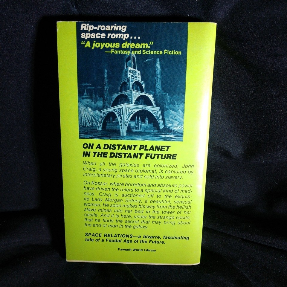 Space Relations Donald Barr 1975 Fawcett Crest 1st Printing Paperback ...