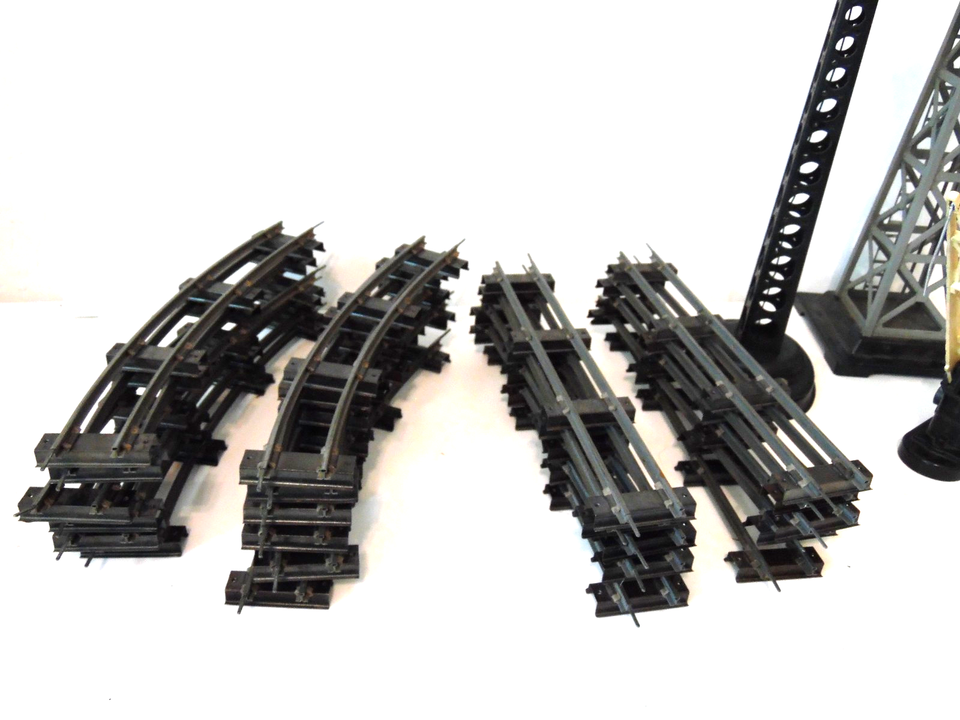 Lionel 1950s Vintage Trains Tracks & Acc Lot 12 Curved , 10 Straight S ...