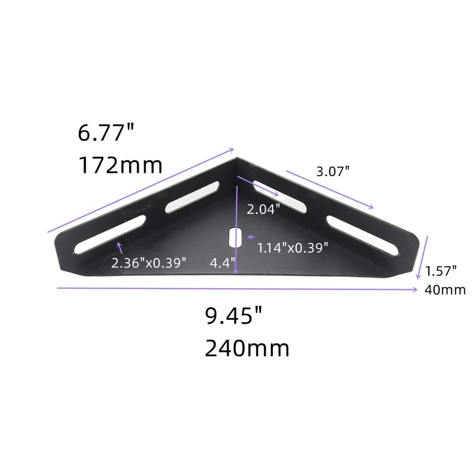4Pcs Bed Corner Support Triangle Adjustable Corner Brace Fastener for ...