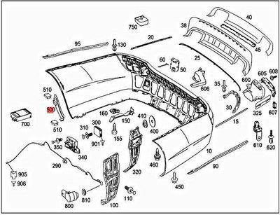 Genuine MERCEDES W221 S-CLASS W221 Cover 2218851623 | eBay